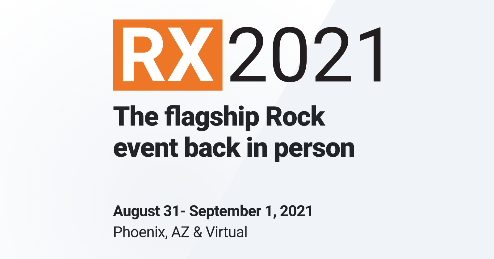 vRX2021 The Virtual Rock RMS Conference | Rock RX V1
